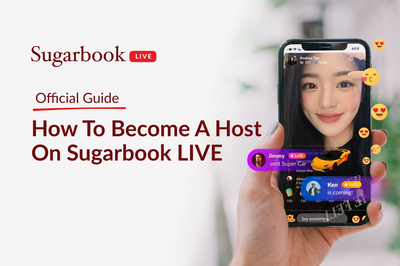 How To Become A Host On Sugarbook LIVE | Official Guide - Sugarbook